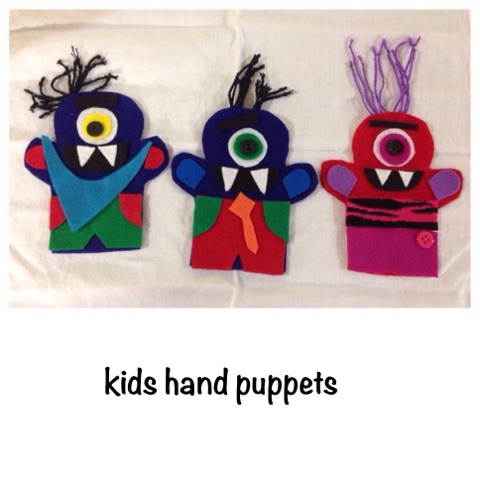Kids Craft Class: Monster Hand Puppets – Hartford Craft